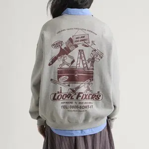 DAMSON MADDER Local Fixers Graphic Sweater Sweatshirt