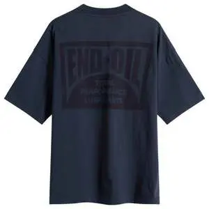 END. Oil T-shirt - Navy