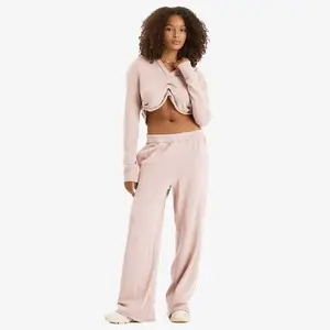 SKIMS Shoulder Pad Cropped Hoodie - Fawn