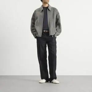 Dries Van Noten Pinstripe Worsted Wool Trouser