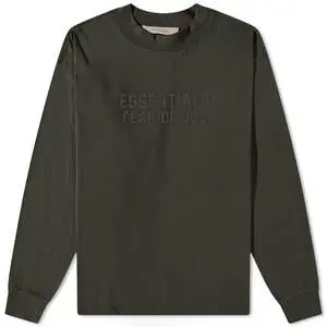 Fear Of God Relaxed Crew Sweatshirt - Off-black
