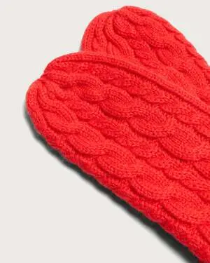 DAMSON MADDER Cable Knit Mittens