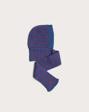 DAMSON MADDER Hooded Scarf - Blue