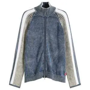 DIESEL® Indigo Knit Zip Cardigan - Blue