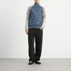 DIESEL® Indigo Knit Zip Cardigan