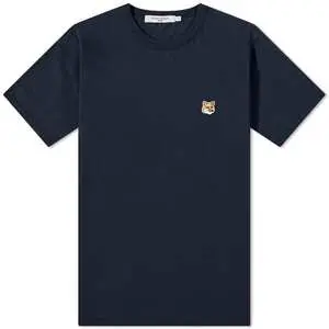 Maison Kitsuné Maison Kitsunã© Fox Head Patch T-shirt - Navy