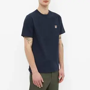 Maison Kitsuné Maison Kitsunã© Fox Head Patch T-shirt