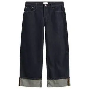 Good American Good Standard Baggy Cuffed Jeans