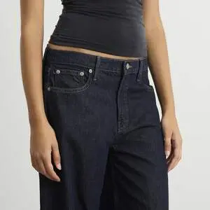 Good American Good Standard Baggy Cuffed Jeans