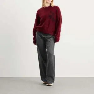 Isabel Marant Étoile Mirella Fluffy Logo Knit
