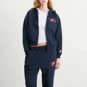 ICECREAM Cone Cropped Zip Through Hoodie