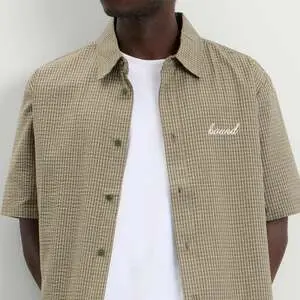 BOUND Gingham Cropped Shirt