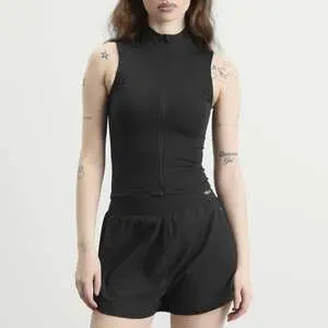 TALA Skinluxe Sleeveless Zip Through Running Top