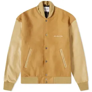 MKI MIYUKI ZOKU College Varsity Jacket - Camel
