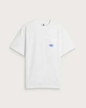 PAWA SPEED SPORTS Bare Logos Pocket T-shirt - White