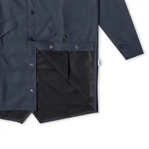 Rains Long Jacket - Navy