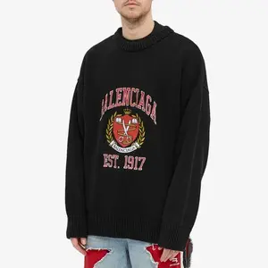 Balenciaga University Logo Crew Sweatshirt