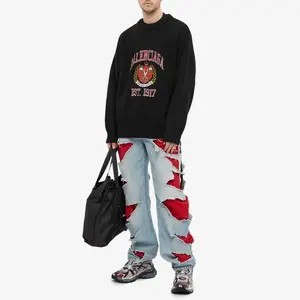 Balenciaga University Logo Crew Sweatshirt