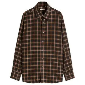 CARTER YOUNG Plaid Business Shirt - Brown Check