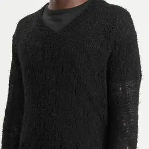 Our Legacy Linen Slow V-neck Jumper