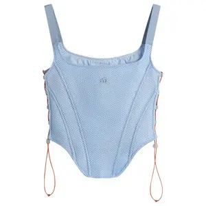 Adidas X Miaou Corset Top - Clear Blue