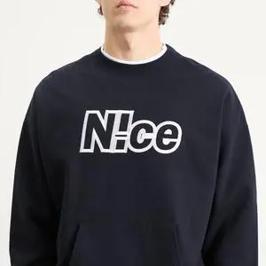 N!CE Embroidered Logo Sweatshirt