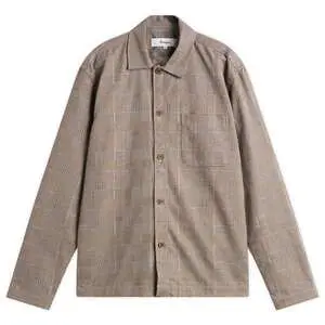 PALMES Glen Overshirt - Brown