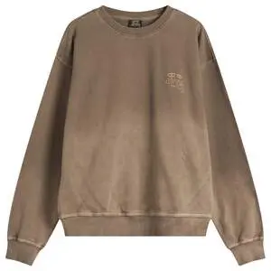 KARMA8A Washed Crewneck Sweatshirt - Brown