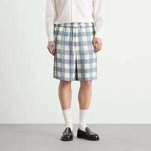 JIL SANDER Relaxed Fit Check Shorts