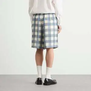 JIL SANDER Relaxed Fit Check Shorts
