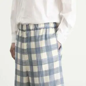 JIL SANDER Relaxed Fit Check Shorts