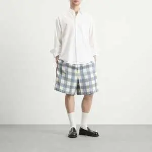 JIL SANDER Relaxed Fit Check Shorts