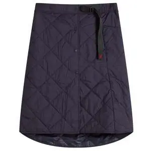 Gramicci Quilted Thermal Midi Skirt - Navy