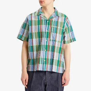 Folk Relaxed Soft Collar Vacation Shirt