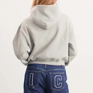 ICECREAM College Cropped Popover Hoodie