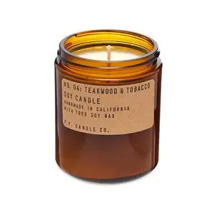 P.F. CANDLE CO No.04 Teakwood & Tobacco Soy Candle | 100% Leather | End Clothing - Multicolor