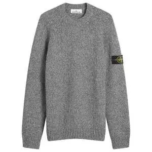 Stone Island Mouline Wool Jumper - Grey