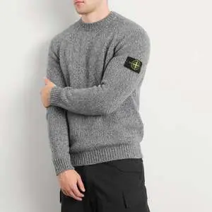 Stone Island Mouline Wool Jumper