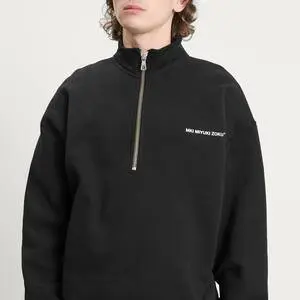 MKI MIYUKI ZOKU Uniform Quarter Zip Sweatshirt