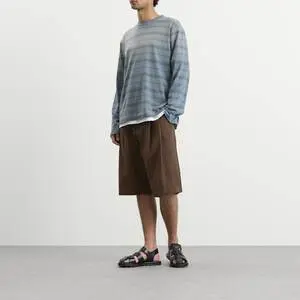 PORTER JAMES Double Pleated Shorts