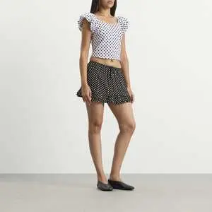 MANY MANY CLOTHES The Spotty Mini Skirt