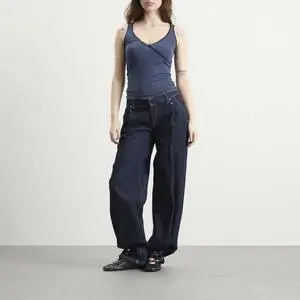 FRUITY BOOTY Frill Wrap Vest Top