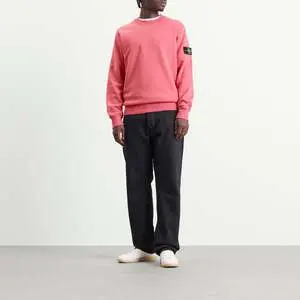 Stone Island Organic Cotton Fleece Sweatshirt