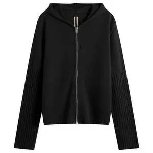 Rick Owens Knit Zip Through - Black