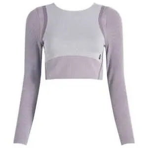 On Studio Knit Lg-t Crop - Lilac/cosmos