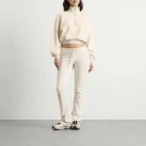 SKIMS Drapey French Terry Half Zip Pullover Sweatshirt