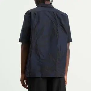 Dries Van Noten Spikey Flower Applique Shirt