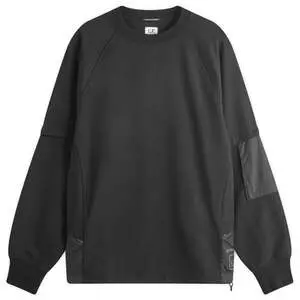 C.P. COMPANY Metropolis Crew Neck Sweatshirt - Black