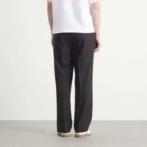 KAPTAIN SUNSHINE Wool Poplin Shoecut Trousers