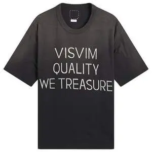 Visvim Jumbo T-shirt Dmgd - Black